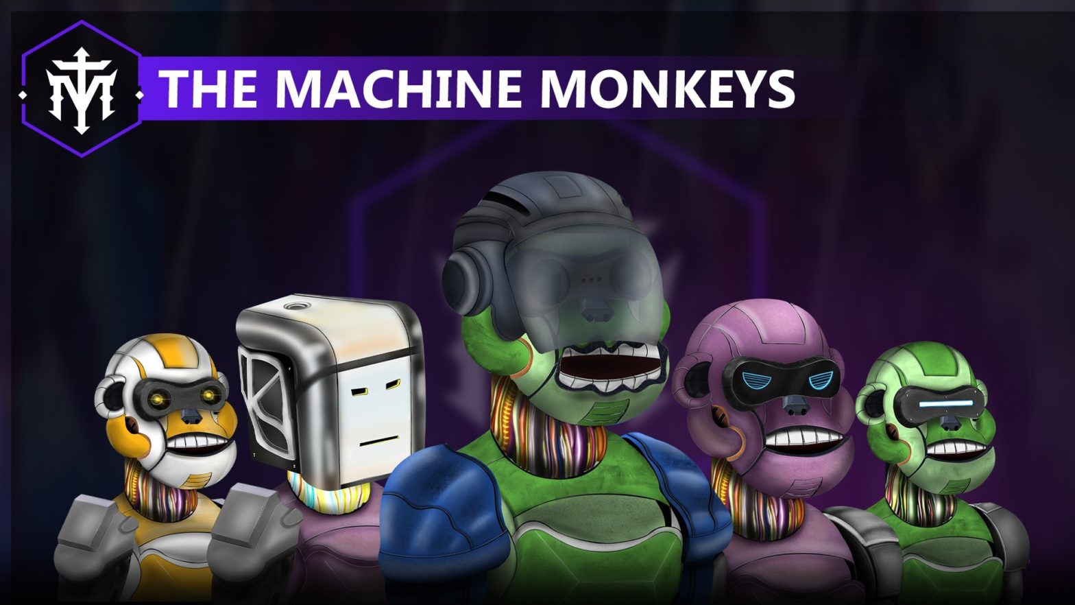 The Machine Monkeys | NFT Project Page | Hashfully